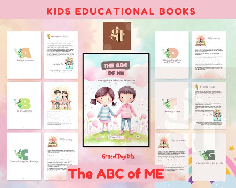 The ABC of Me | Digital Printable Alphabet Book for Kids | Empowering ...
