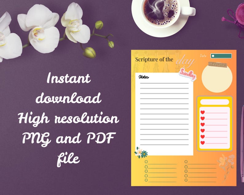 Preaching Printable and Digital Notepad/ Church Note Taking Notepad ...