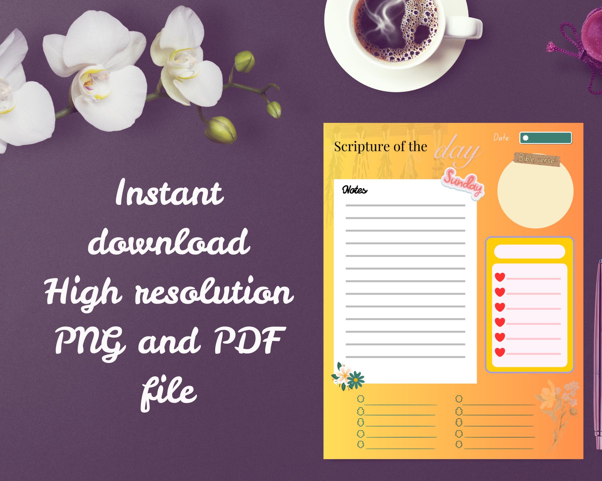 Preaching Printable and Digital Notepad/ Church Note Taking Notepad ...