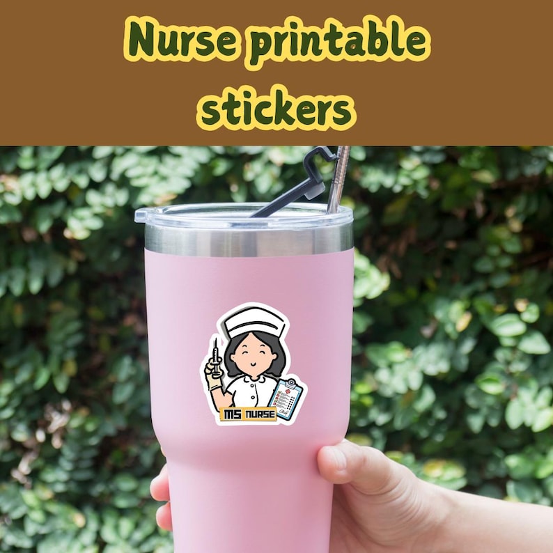 Nurse Printable Stickers Digital Product Ortho Pedia OR MS Nurse - Etsy
