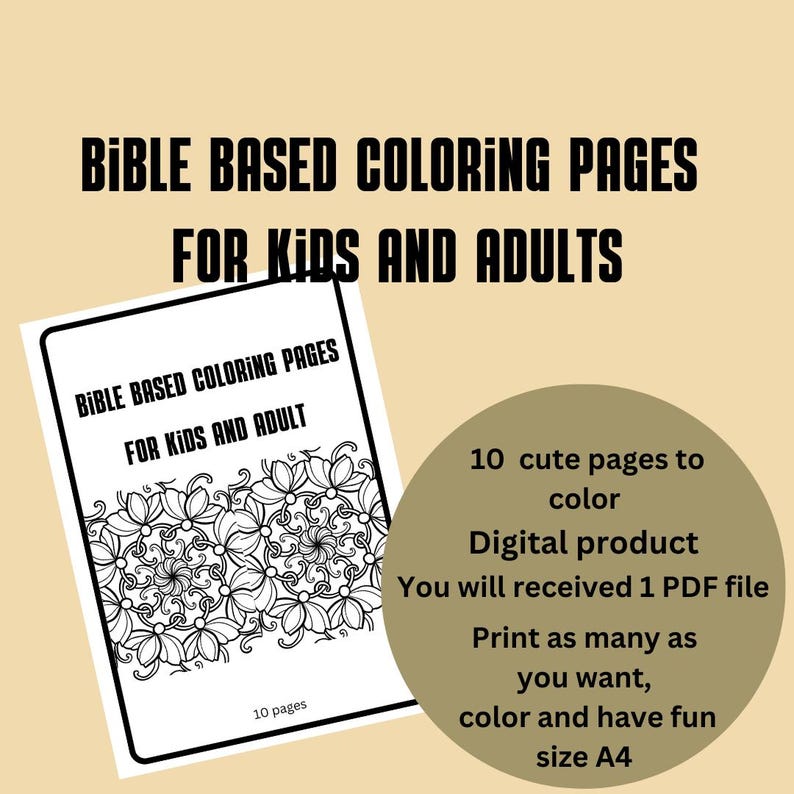 Bible Based Colouring Pages for Kids and Adults Printable Colouring ...
