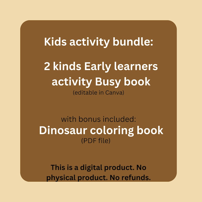Bundle Digital Printable Kids Busy Book/ Early Learners Busy Book ...