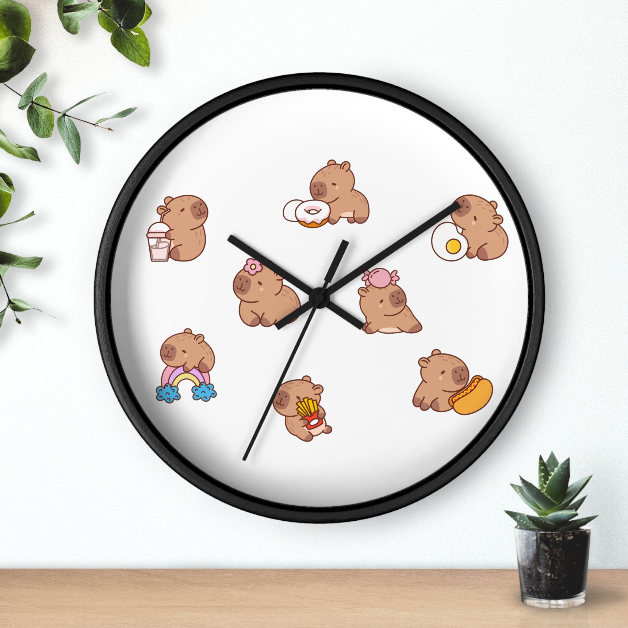 Unique Wall Clock Capybara Wall Clock - Etsy