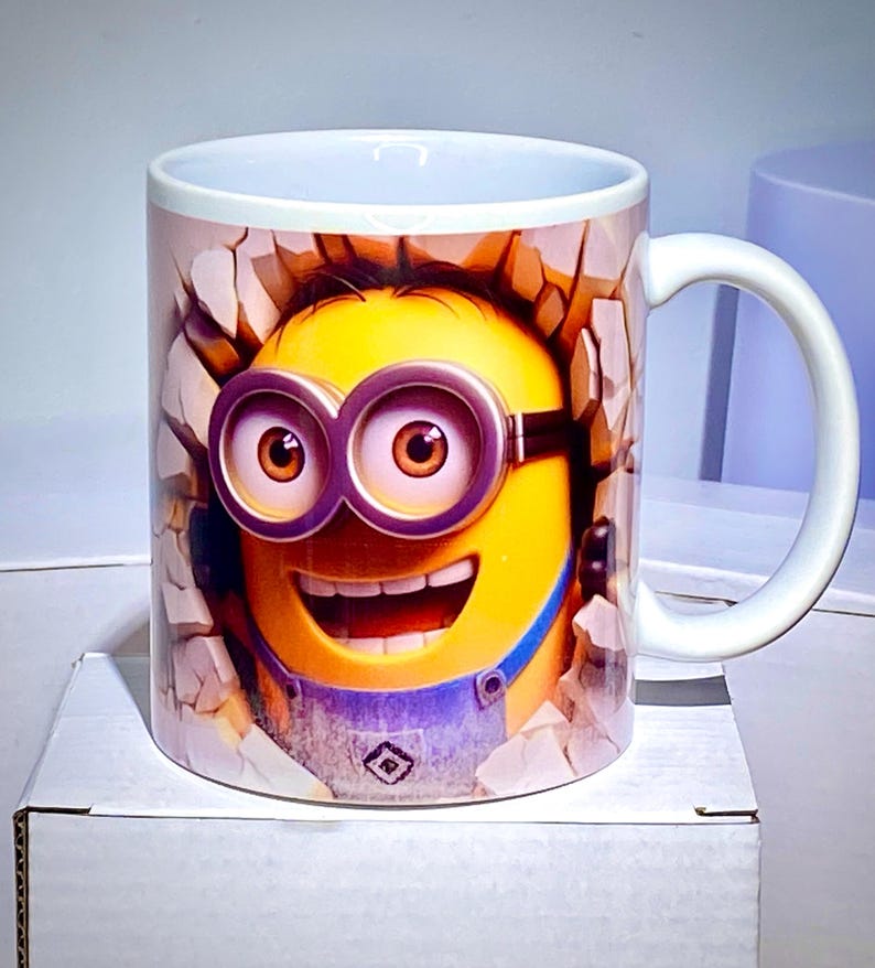 New Range Kids Cartoon Character Minions 11oz Ceramic Collectable Mugs ...
