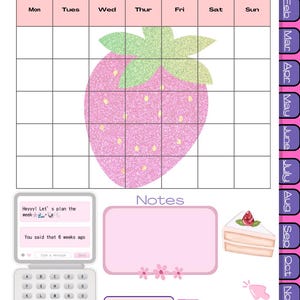 Y2k-inspired Digital Planner | Customizable Y2K Aesthetic Planner - Etsy