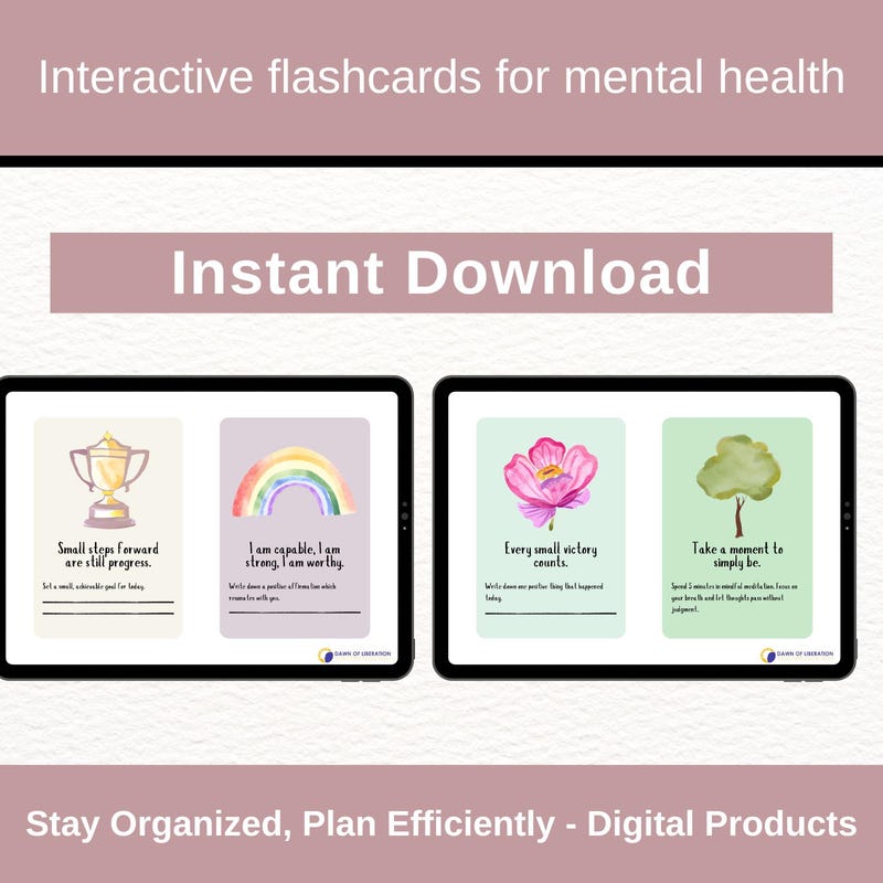 Mental Health Cards - Etsy