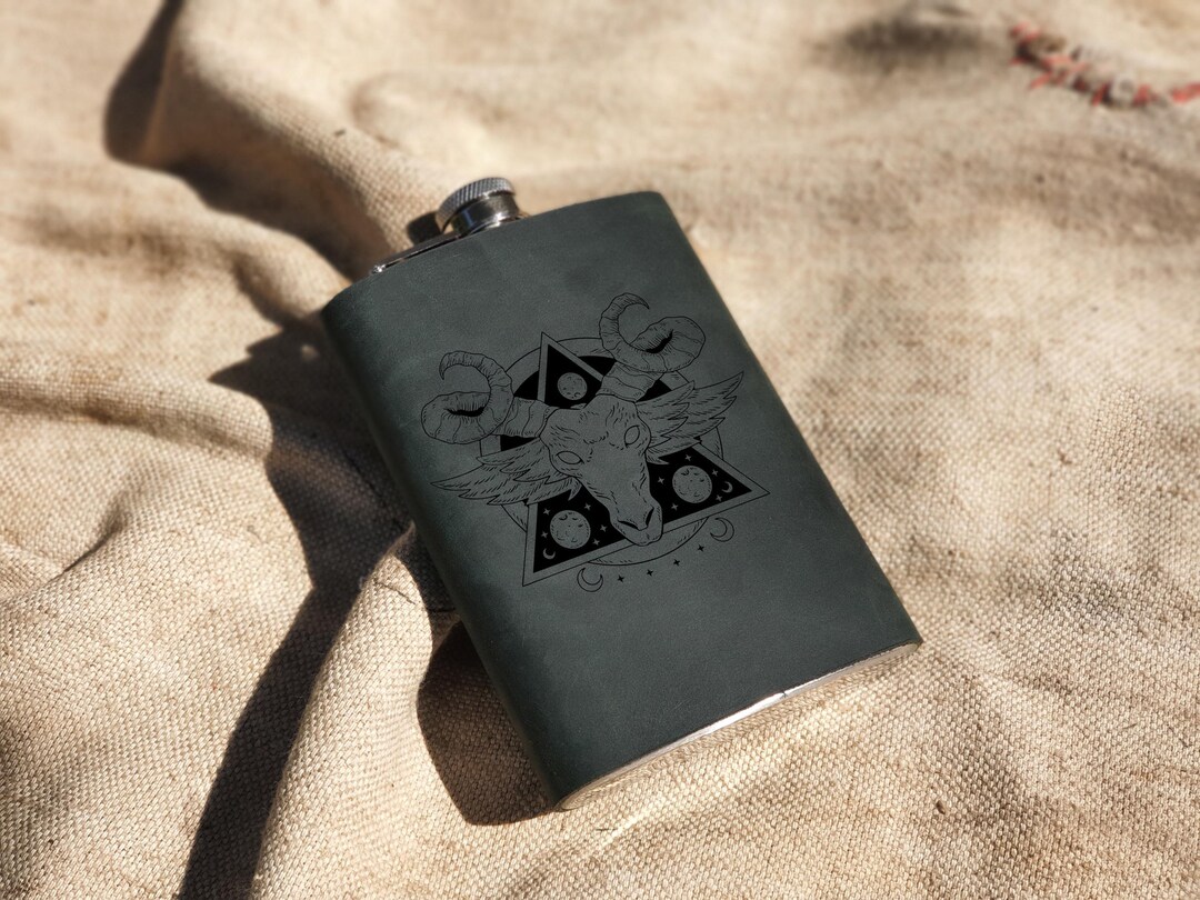 Pentagram Gift, Sigil of Baphomet Groom Gift, Goth Custom Gift, Devil ...