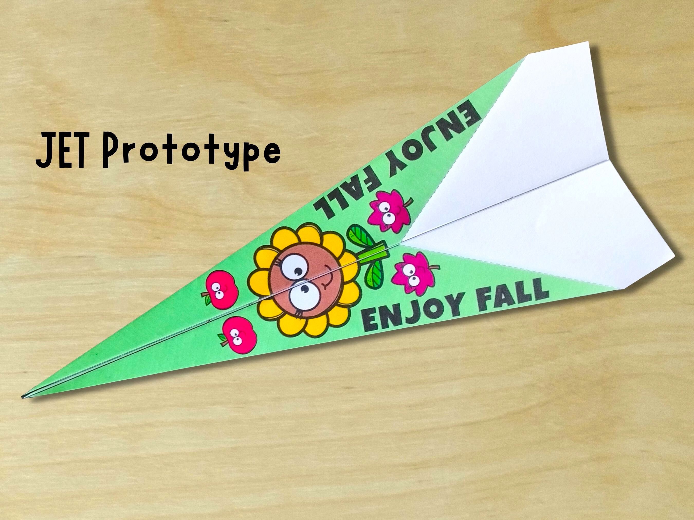 Fall Paper Airplane STEM Activity JET Challenge Paper STEM Activities ...