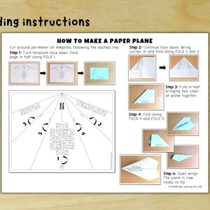 Fall Paper Airplane STEM Activity PLANE Challenge Fun Science STEM ...