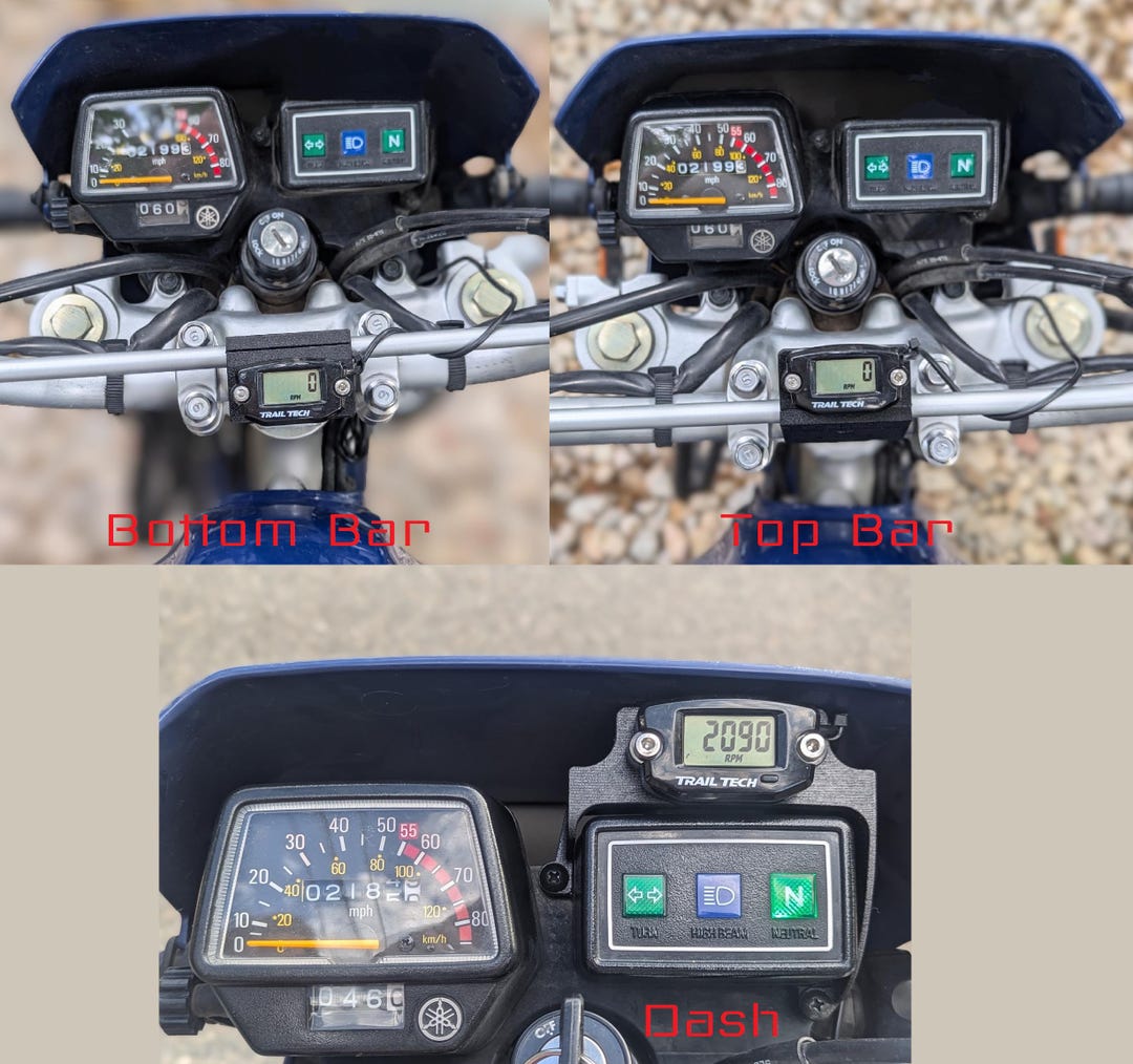 Yamaha TW200 Trail Tech Tachometer Mount Kit - Etsy
