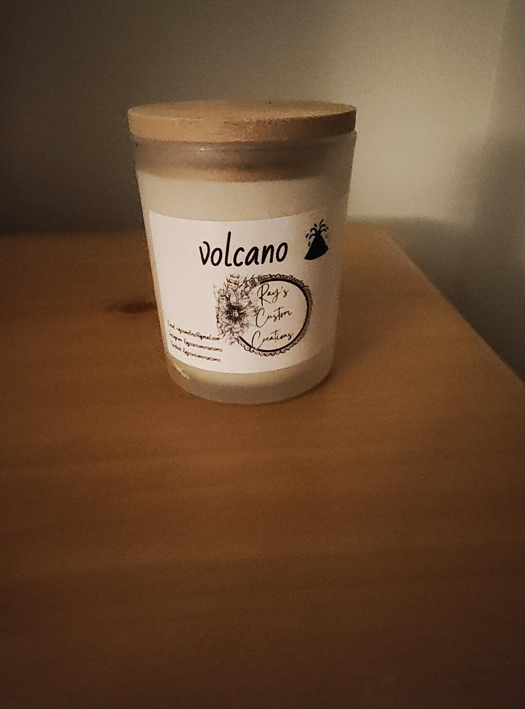 Homemade Soy Candle in the Scent Volcano - Etsy