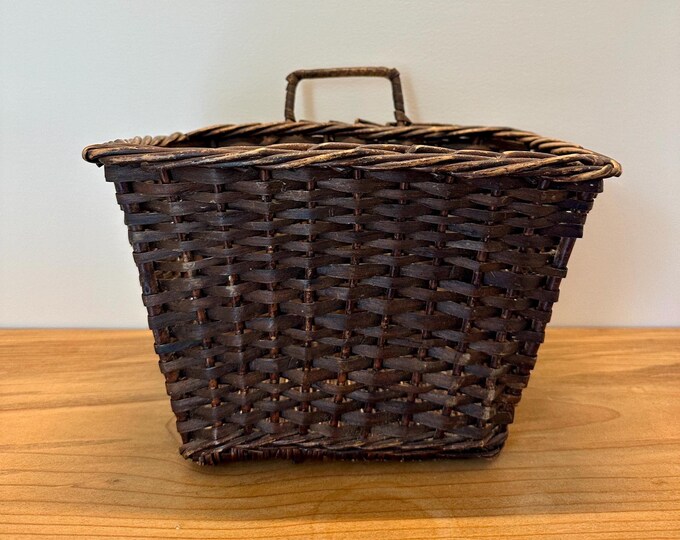 Vintage Madeira Hanging Wall Basket - Etsy