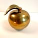 Large Brass Apple | Vintage Brass - Etsy