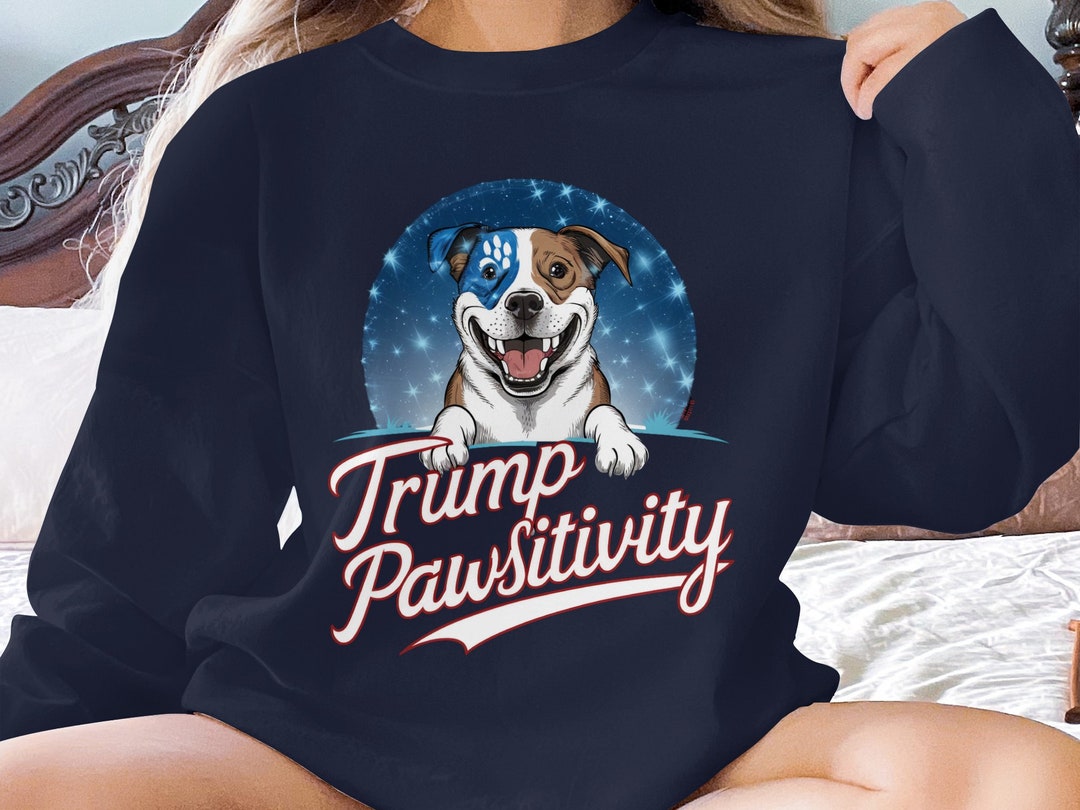Dog With Starry Background, Trump Pawsitivity Graphic, Cute Dog Lover ...