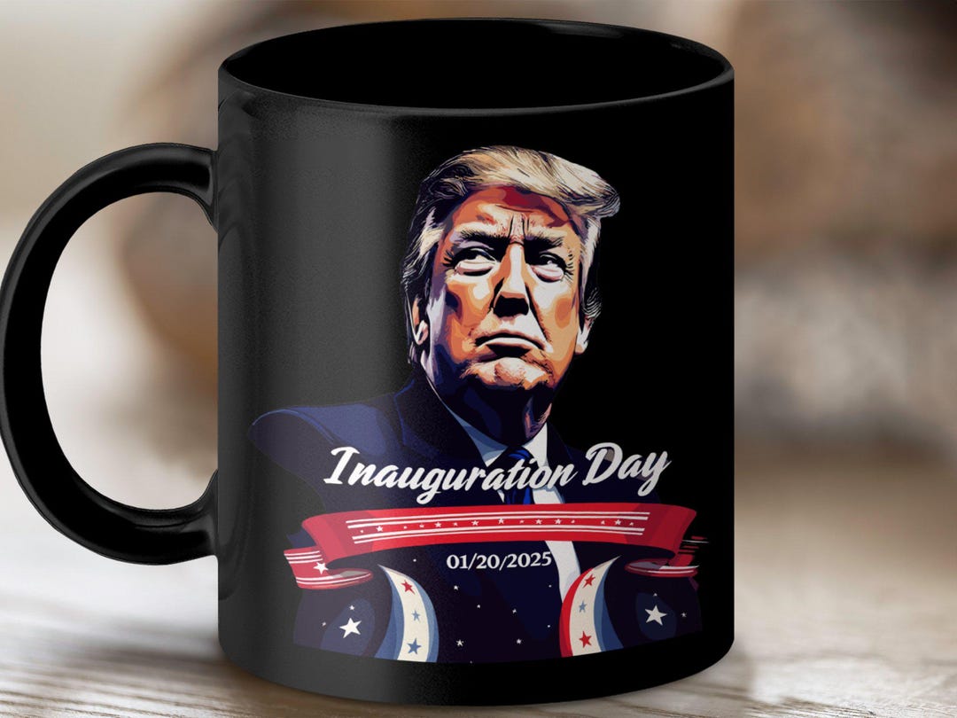 Trump Inauguration Mug, Presidential Memento, Keepsake, Souvenir, Gift ...