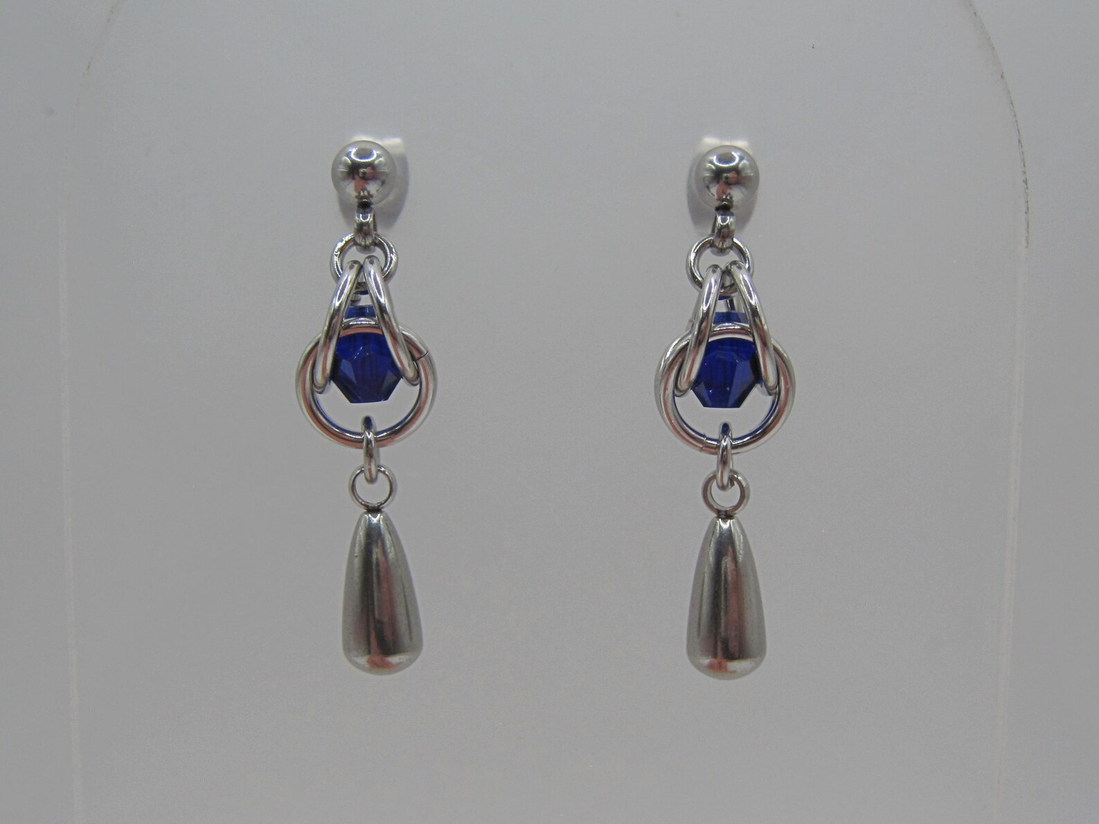 Customizable Stainless Steel Crystal Captive Bead and Teardrop Post ...