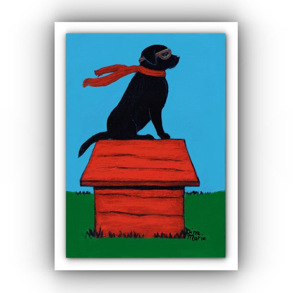 Red Labrador Painting - Etsy