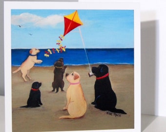 Dog Card Labrador Card Gift for Dog Lover Dog Days of Summer - Etsy