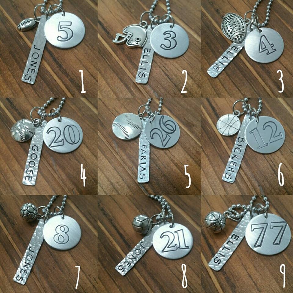 Sports Team Mom Necklace choose Your Sport - Etsy