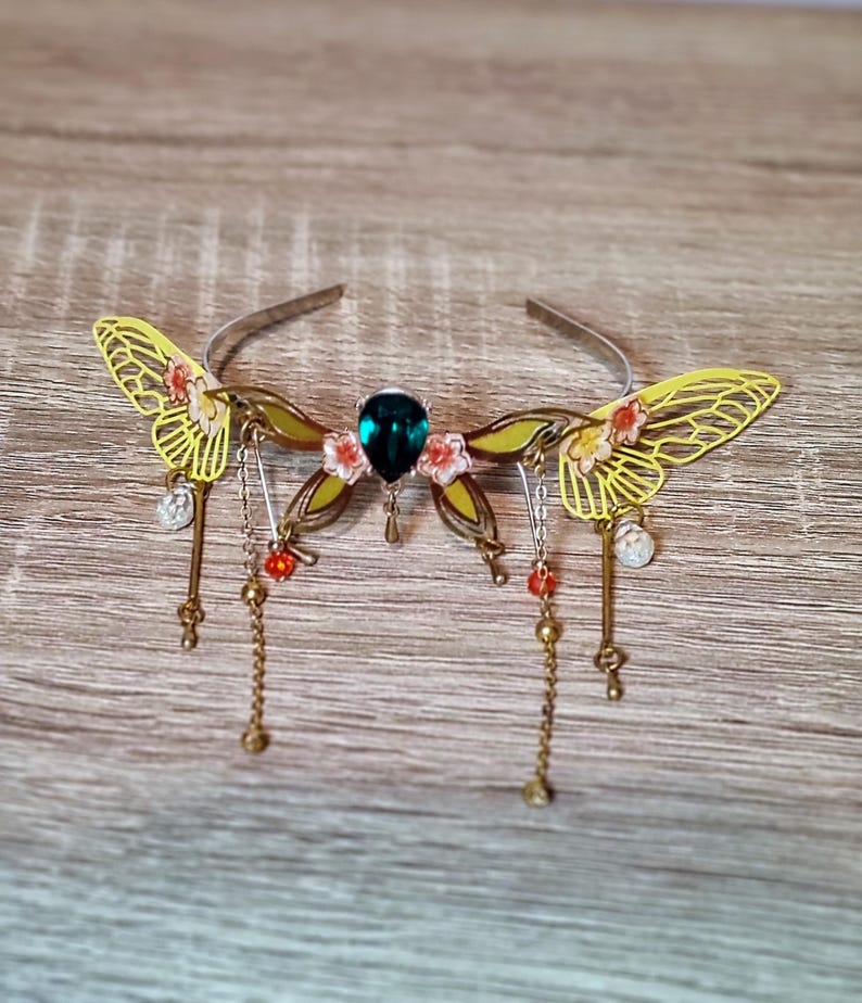 Bjd Butterfly Crown - Etsy