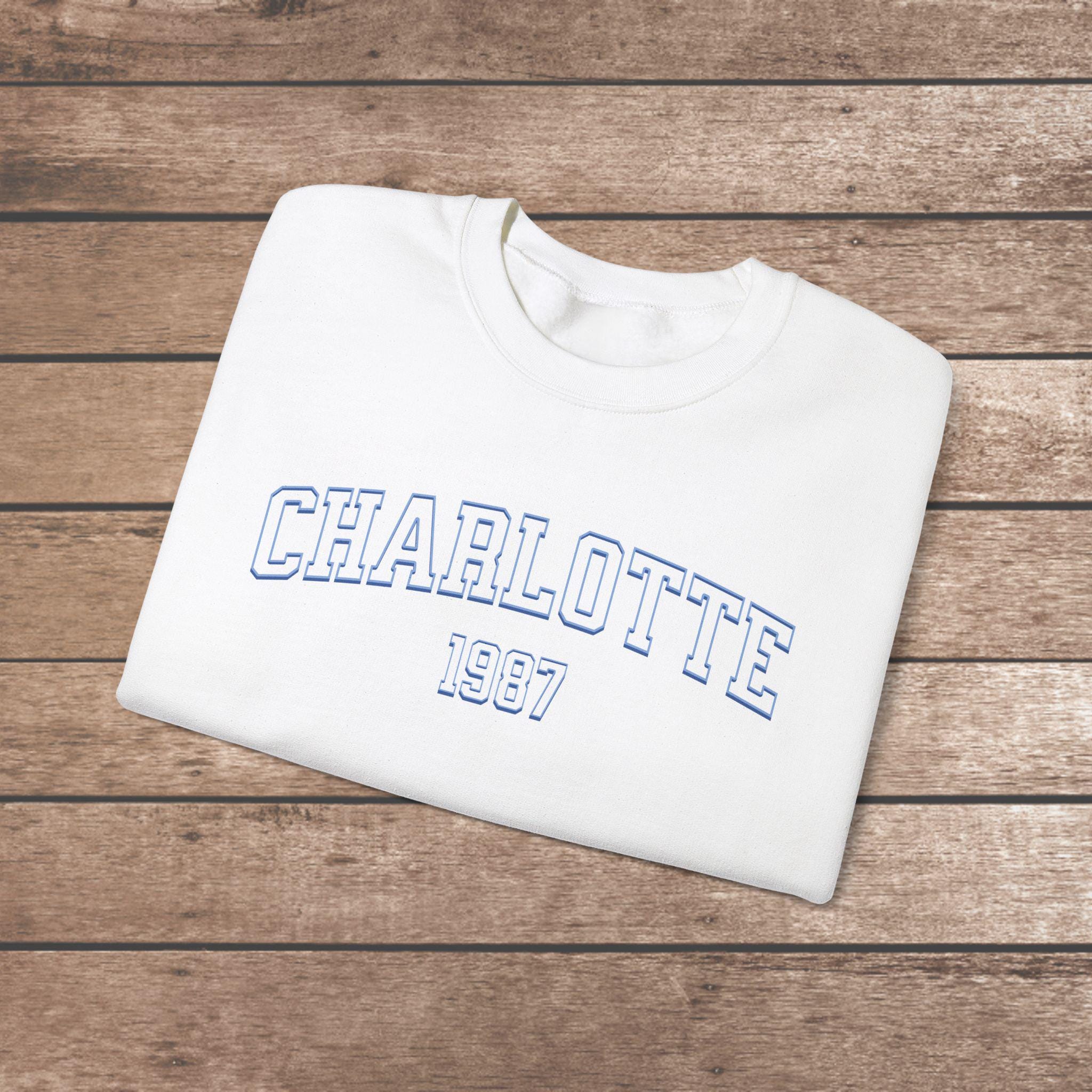 Charlotte Sweatshirt, North Carolina Sweatshirt, Comfy Crew Neck ...