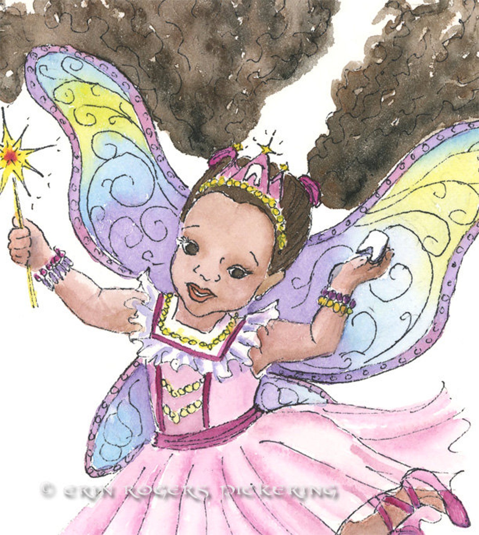 Multicultural Tooth Fairy 8x10 Art Print - Etsy