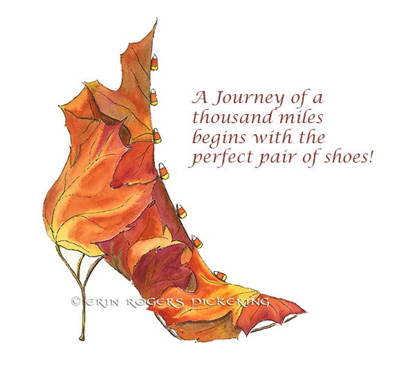 Sugar Maple Boot With Quote Shoe Art 8x10 Print - Etsy
