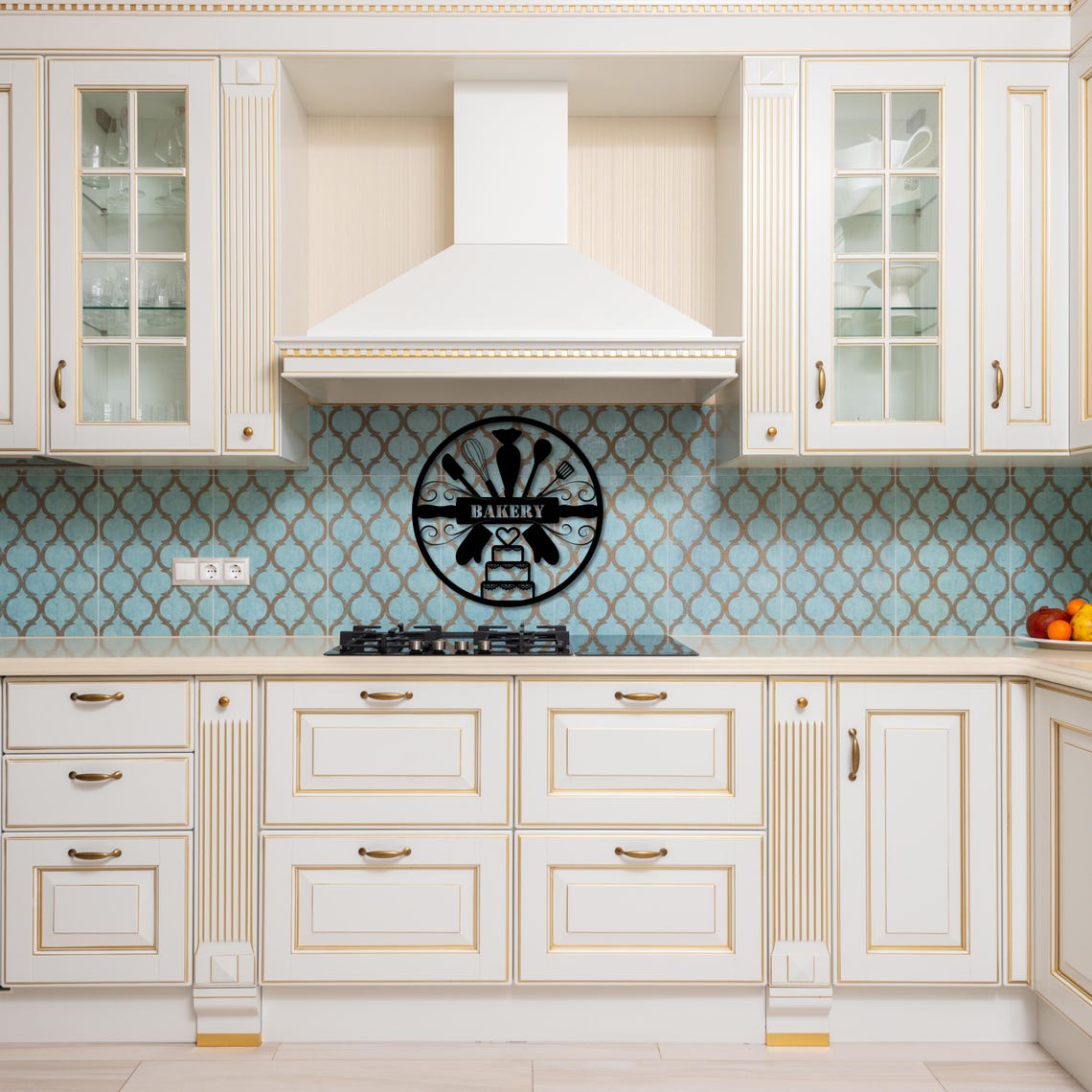 Metal Bakery Wall Art, Cake Shop Metal Sign, Outdoor for Bakery Store ...