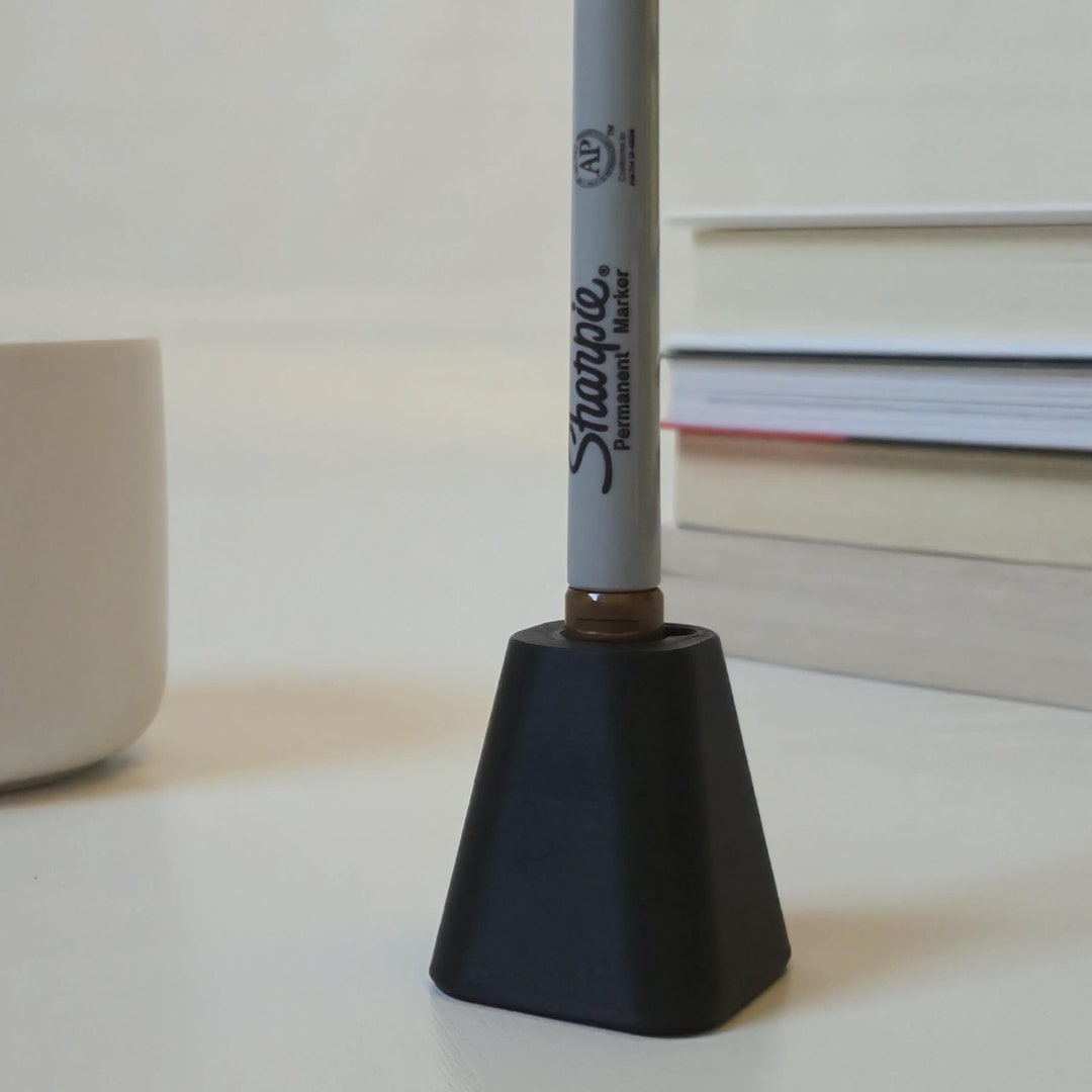 Vertical Sharpie Holder | Minimalist Bespoke Pen Storage | Office ...