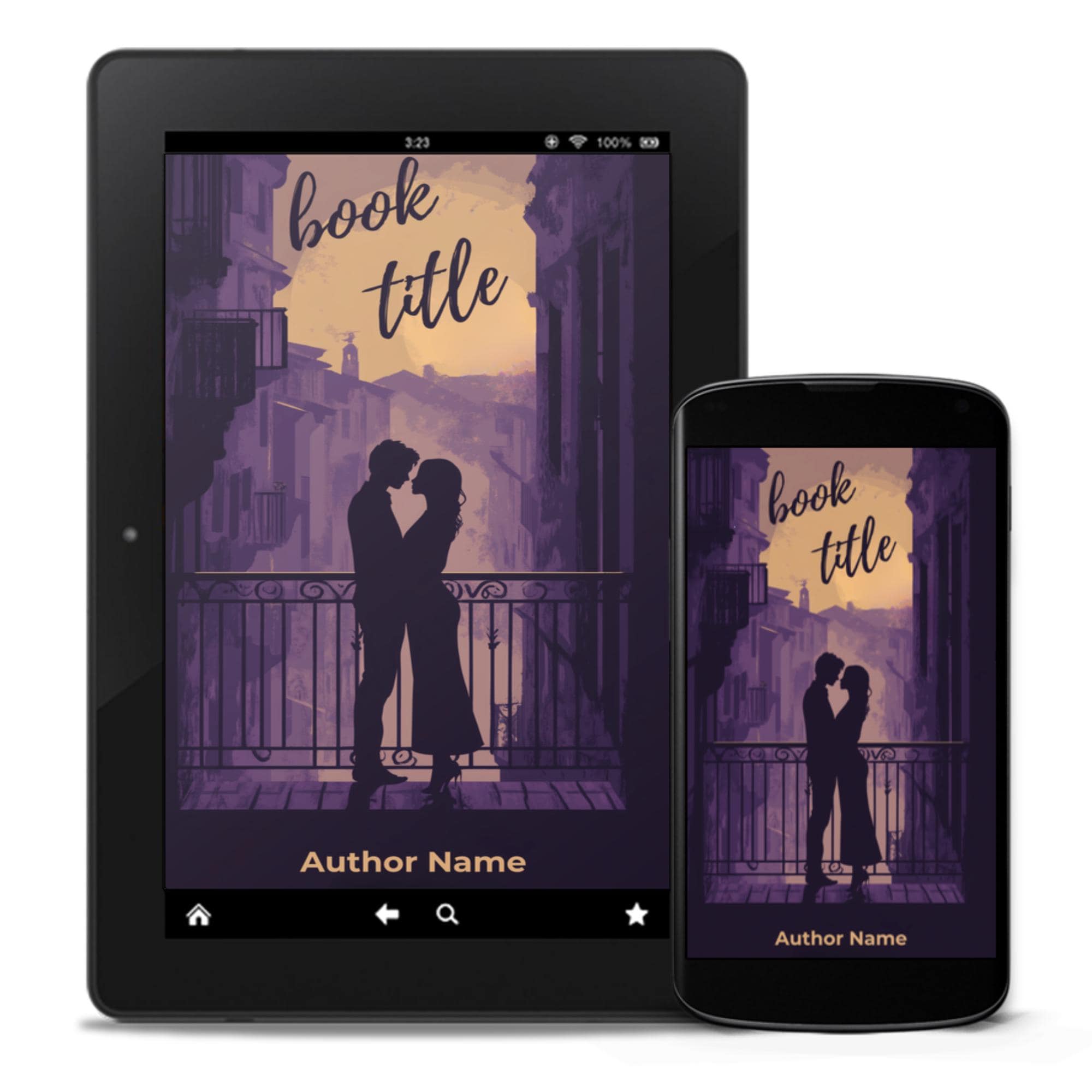 Premade Ebook Cover Template Romance Writers - Etsy