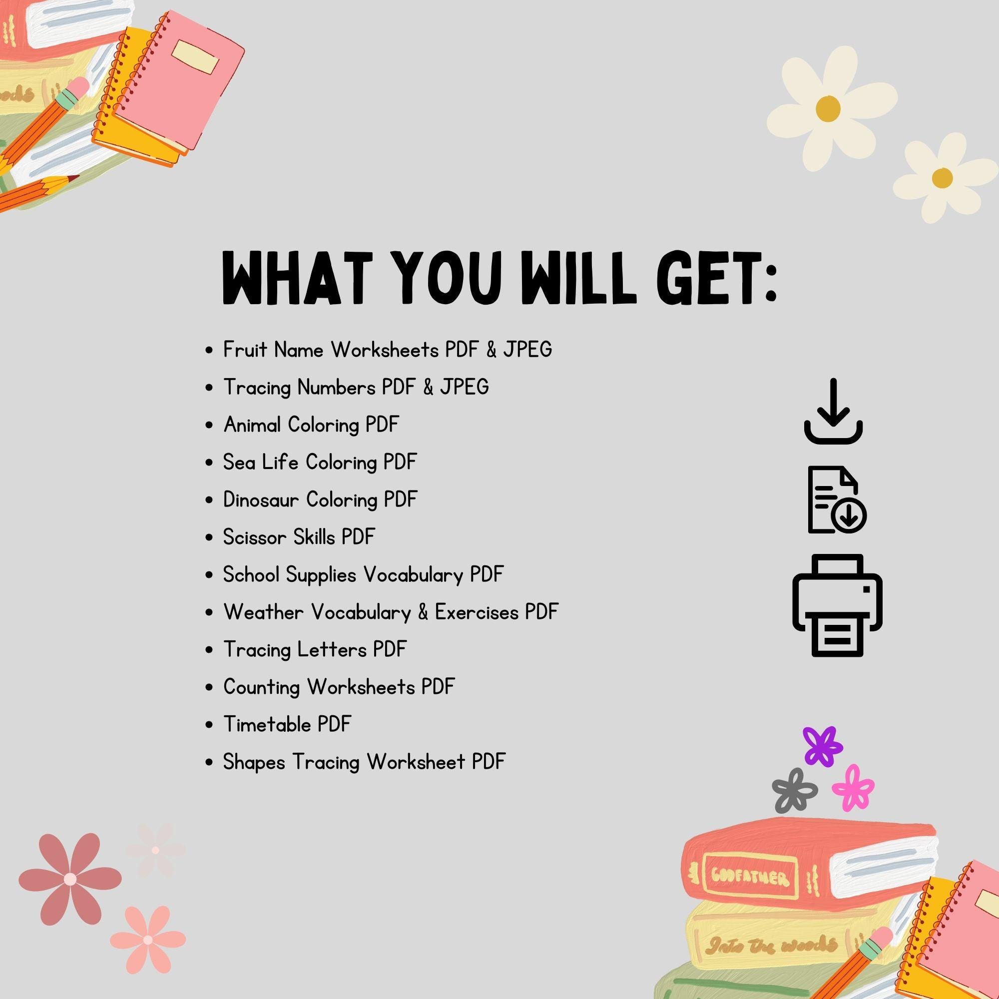 100 Educational Kids Resources Bundle | Children's Learning Bundle ...