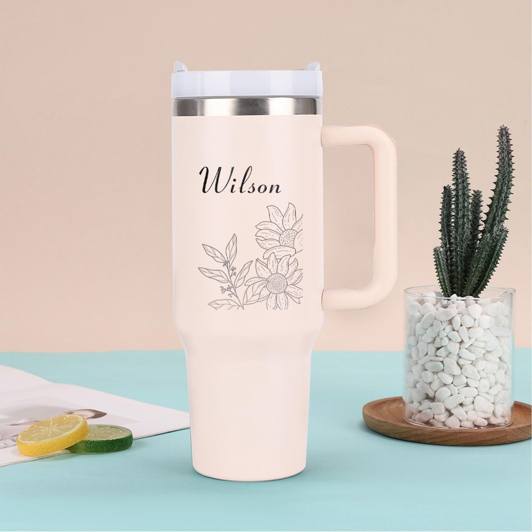 Personalized Car Cups Custom Engraved 40oz Stainless Steel Tumbler ...