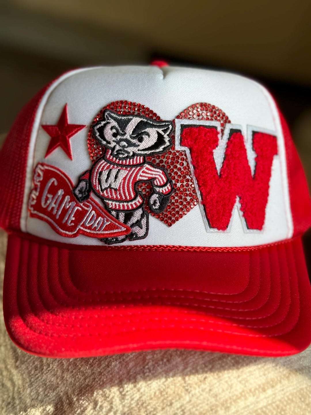 Bucky Badger Tailgate Hat - Etsy