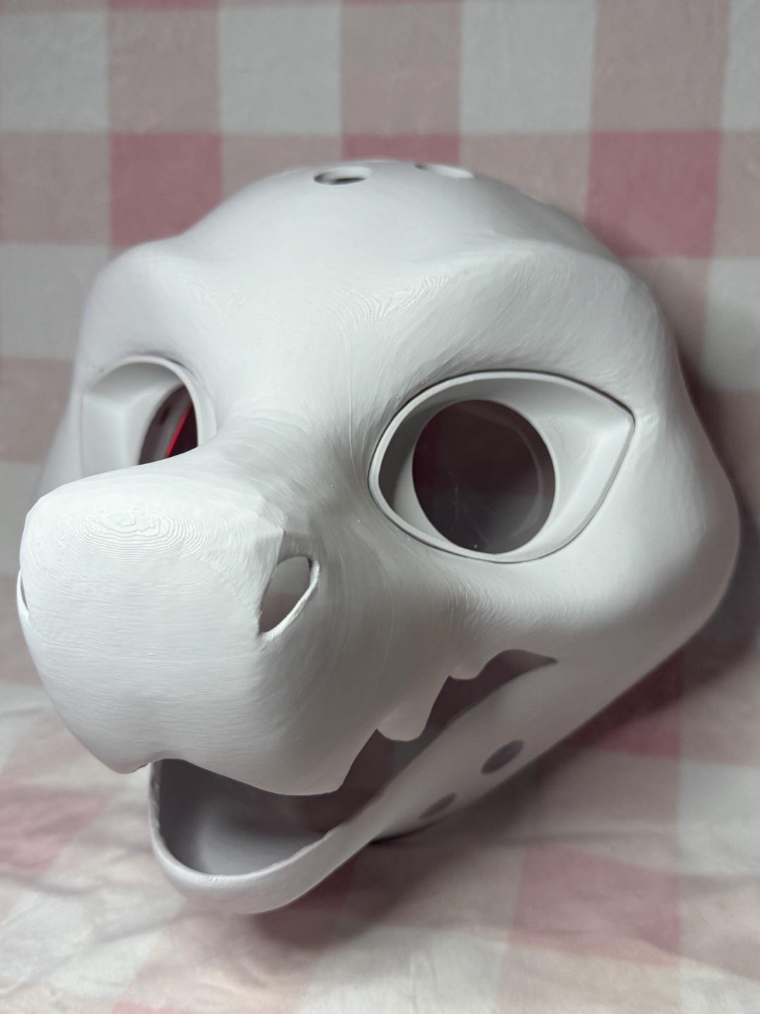 Wickerbeast Fursuit Base | 3D Printed PLA Mask With Eye Blanks – Ready ...