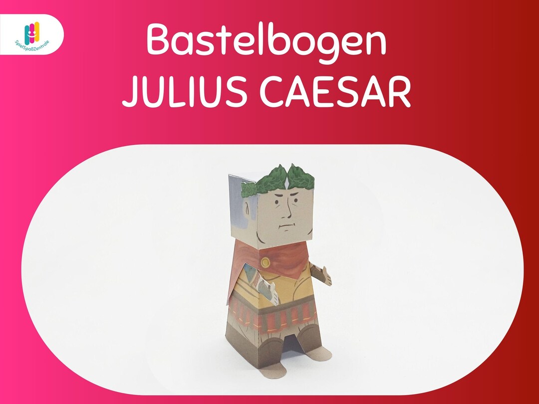 Julius Caesar Craft Sheet Papertoy for Children Roman Empire - Etsy ...
