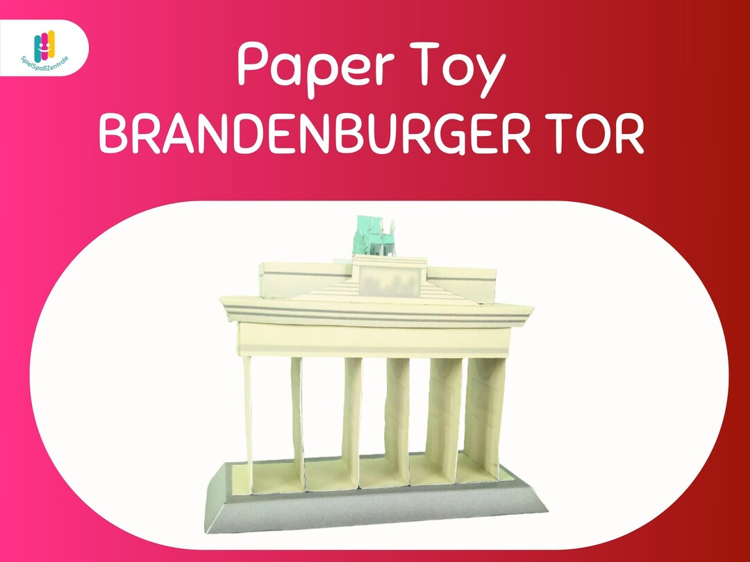 "brandenburg Gate" Craft Sheet | Papertoy for Children - Etsy