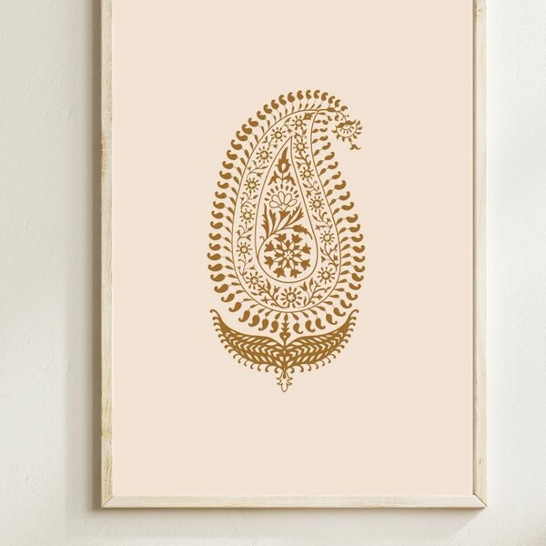 Mehndi Paisley - Etsy