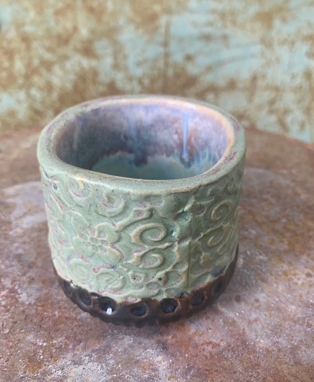 Piccolo Latte/ Double Espresso Shot Cup Eggplant - Etsy