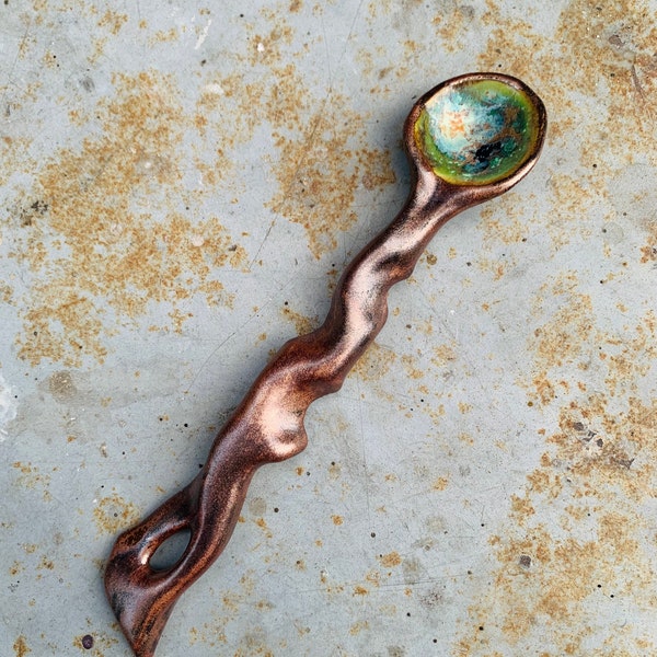 Copper Serving Spoon - Etsy