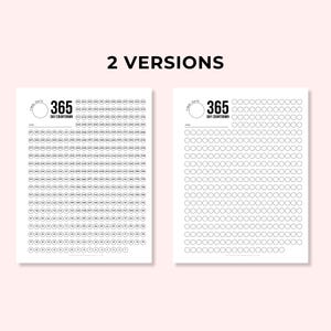 365 Day Countdown Tracker Printable: Retirement, Wedding, Vacation ...