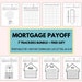 Mortgage Payoff Tracker | Mortgage Payment Tracker | Debt Free | 7 ...