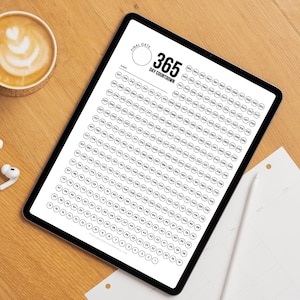 365 Day Countdown Tracker Printable: Retirement, Wedding, Vacation ...