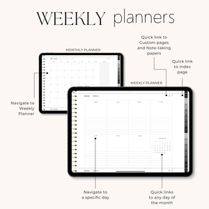 2025 Digital Planner, Minimalist Classic Gray, Simple Neutral, iPad ...