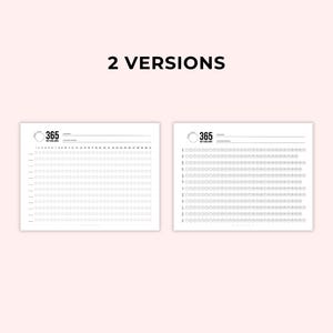 365-day Challenge | 365- Day Challenge Tracker | Printable PDF ...