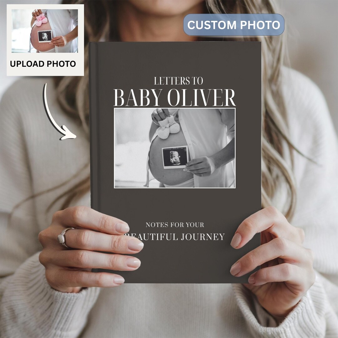 Baby Memory Journals Custom Vintage Photo Letters to Baby Book, Custom ...