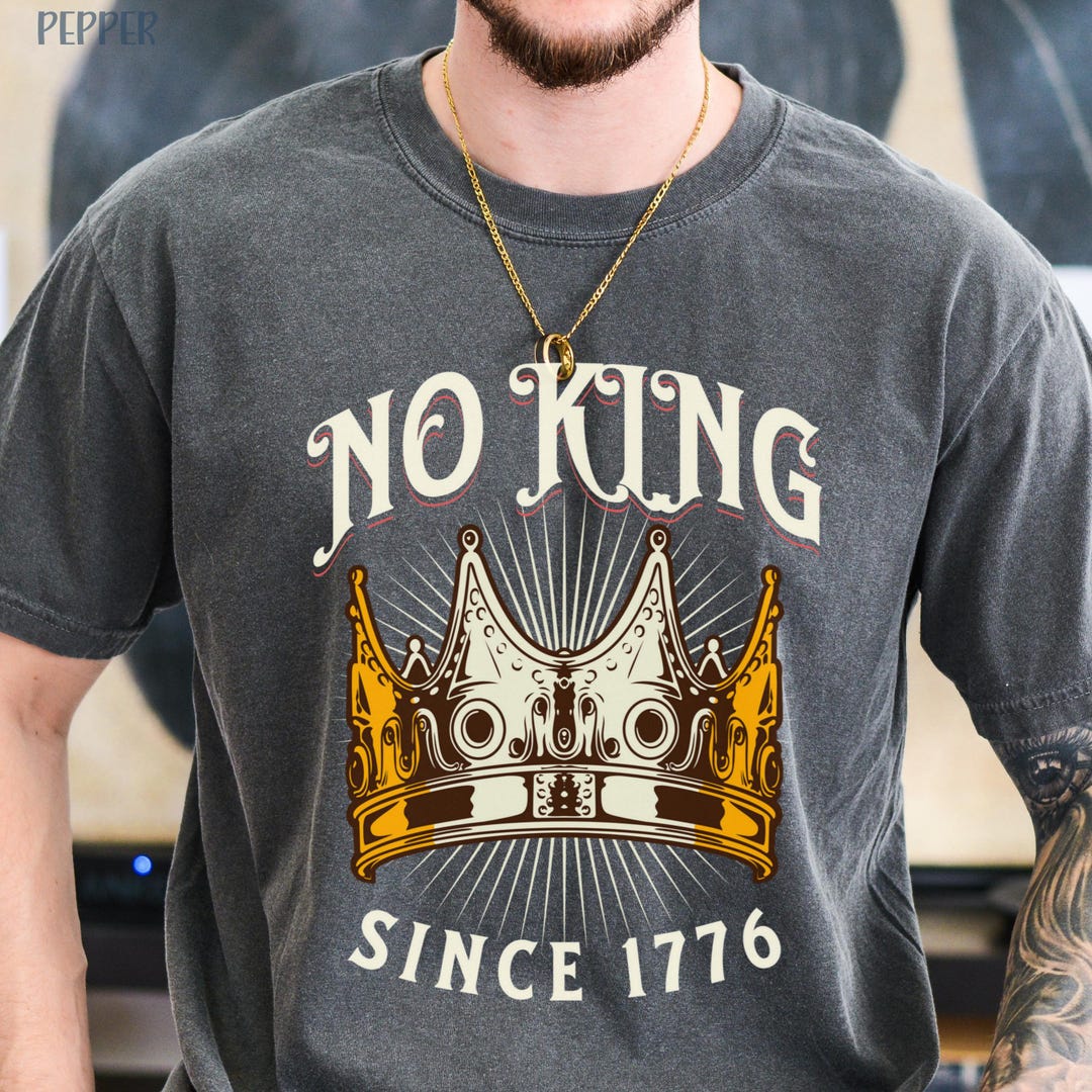 No Kings in America Shirt, No Kings Shirt, Patriotic Shirt, Social ...