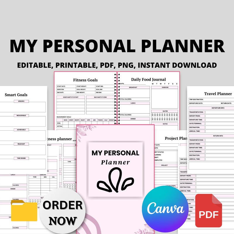 Personal Planner - Etsy