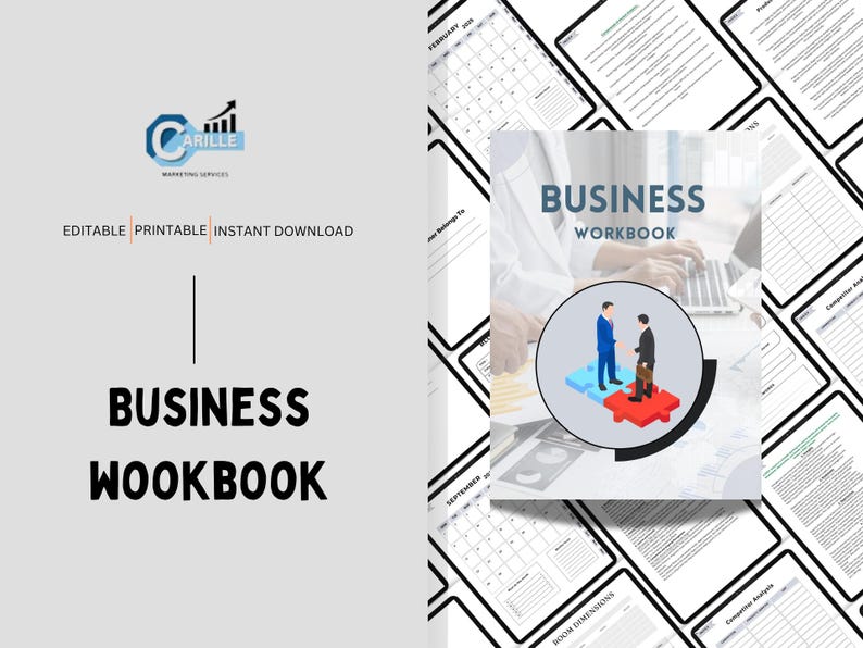 2025 Business Workbook Planner - Etsy