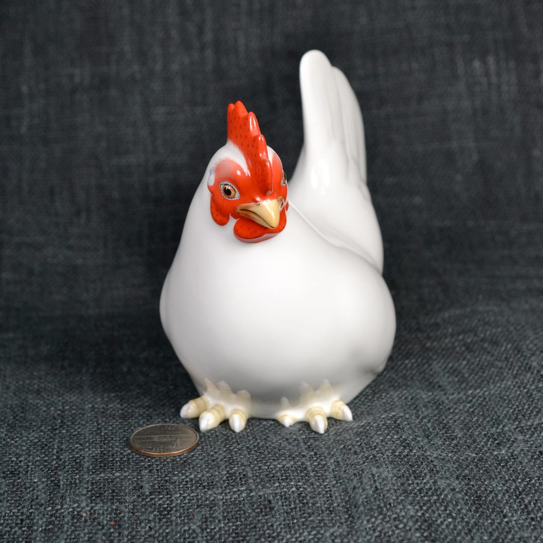 Vintage Noritake Nippon Toki Kaisha Bone China White Chicken Hen ...