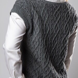 Knitting Pattern - Diamonds and Pearls Vest - Etsy Canada